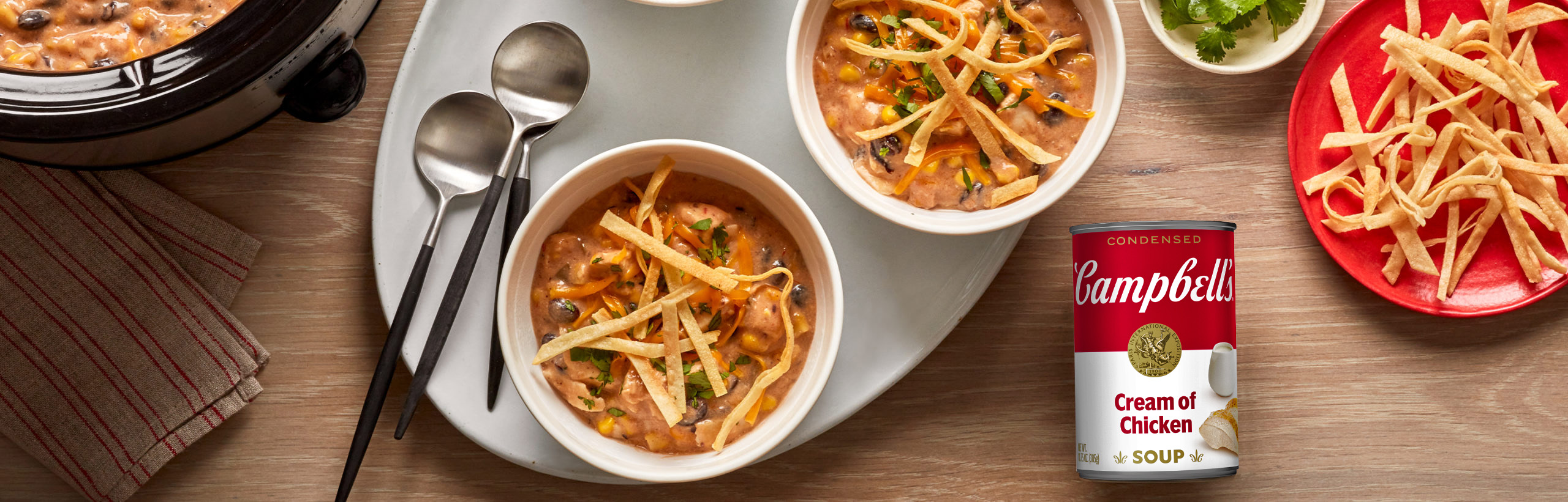 Slow Cooker Chicken Tortilla Soup - Pace Foods
