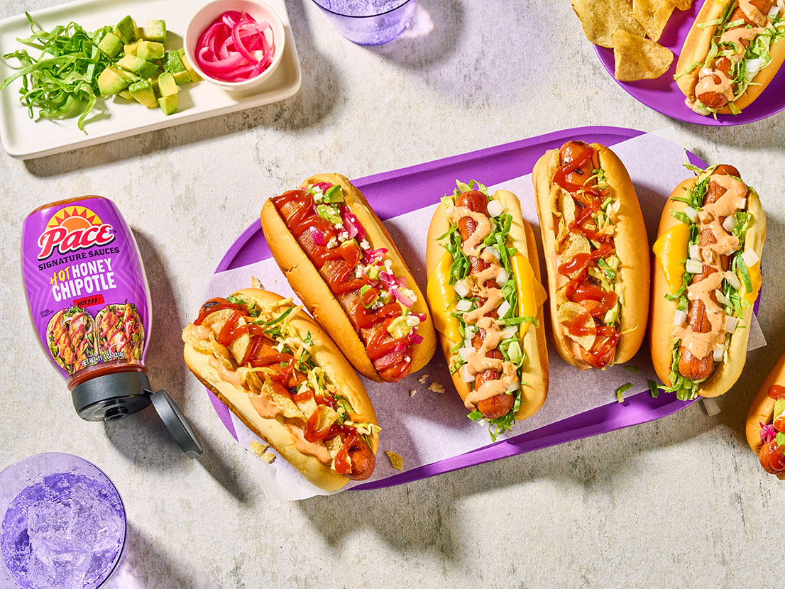 Loaded Hot Dogs | Pace® Sauces