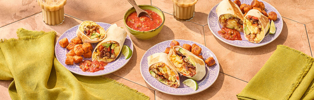 Hot Honey Chipotle Breakfast Burritos | Pace® Sauces