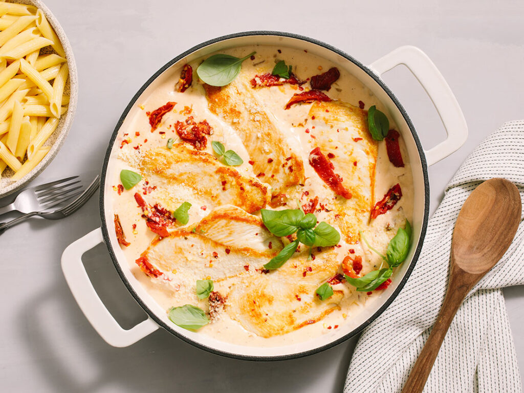 3 Step Easy Skillet Chicken Parmesan | Prego® Sauces