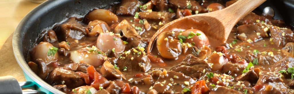 Braised Beef with Shallots and Mushrooms - Swanson