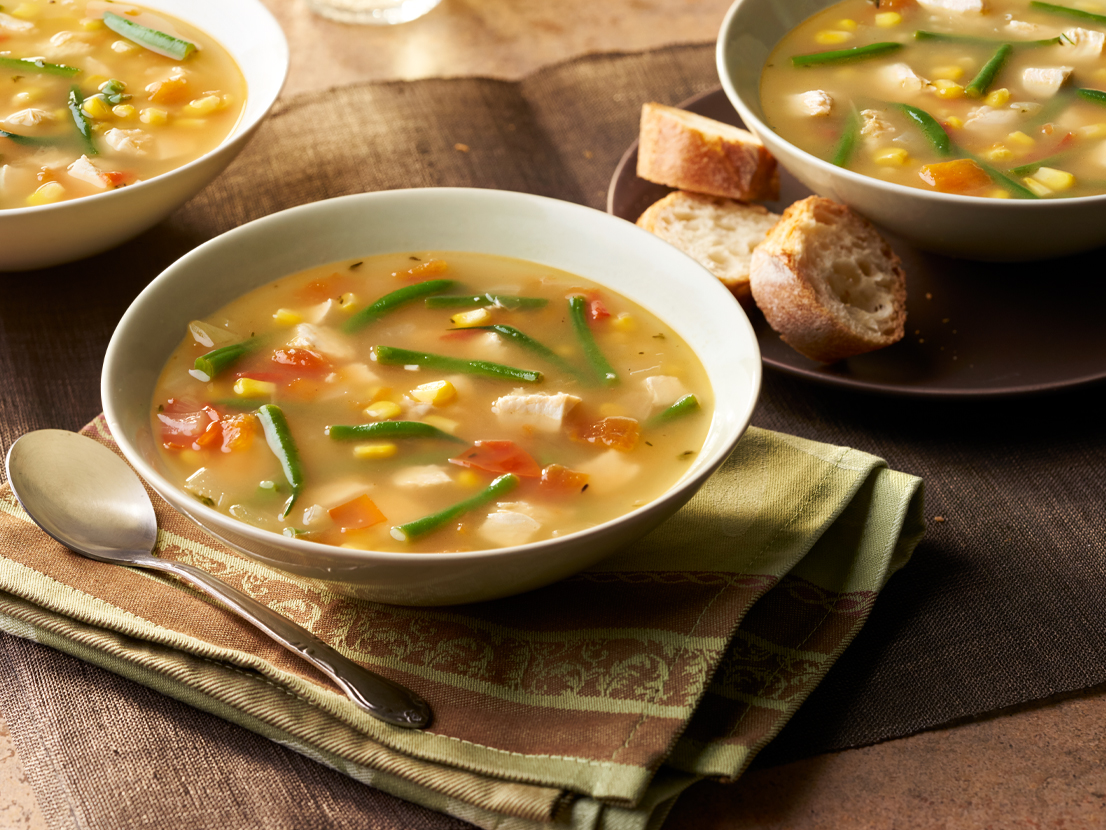 Hearty Chicken Vegetable Soup | Swanson® Recipes
