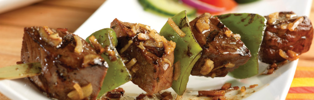 Herbed Beef Kabobs - Swanson