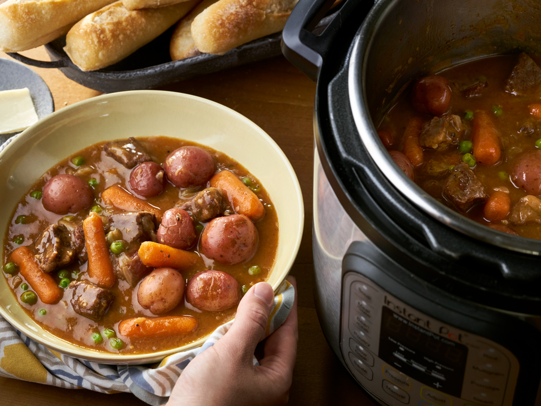 Instant Pot® Vegetable Beef Soup | Swanson® Recipes