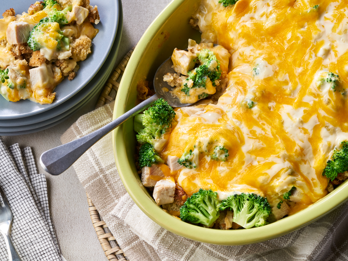 Turkey Stuffing Divan | Swanson® Recipes