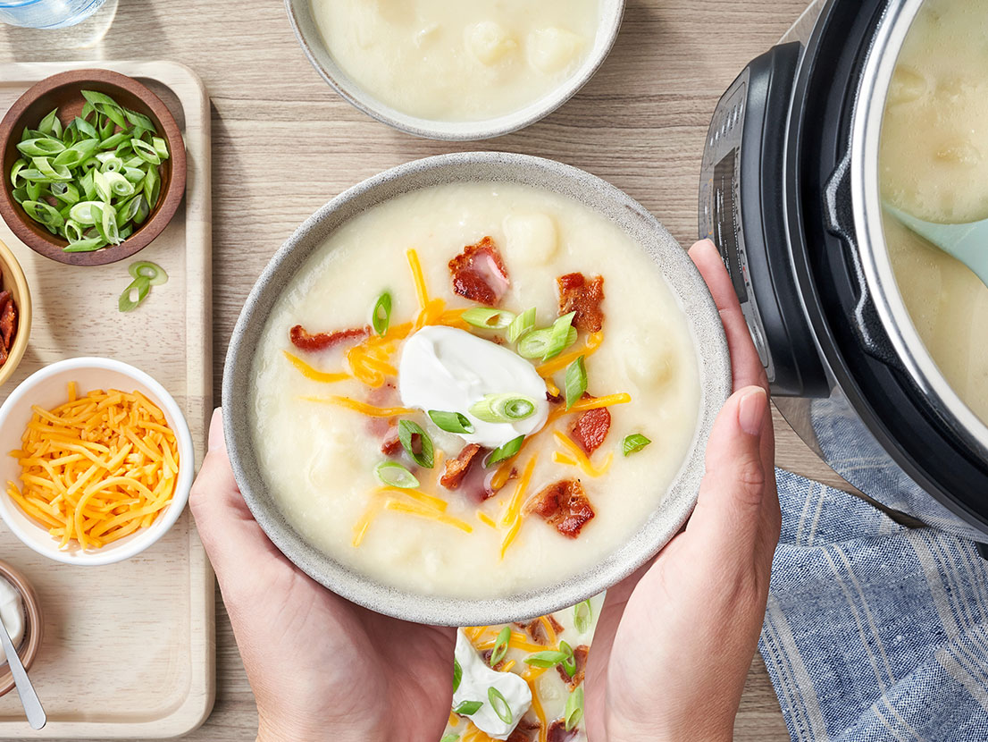 Instant Pot® Potato Soup | Swanson® Recipes