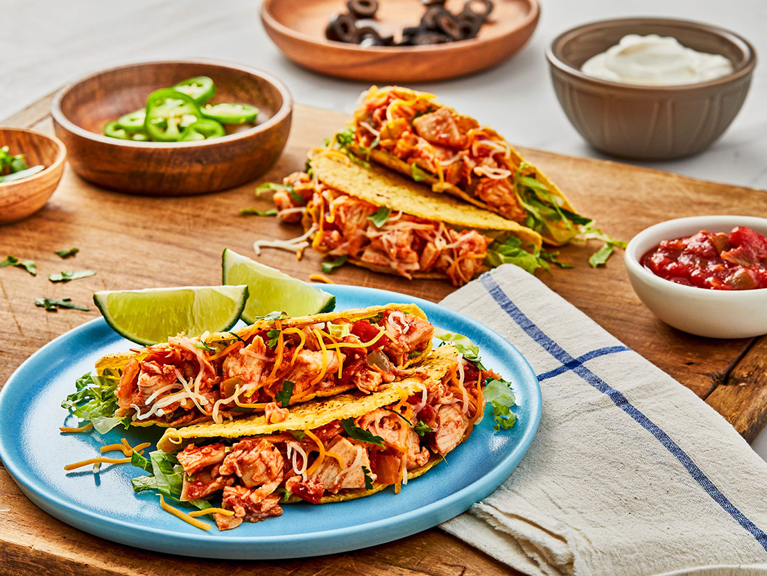 Quick Chicken Tacos | Swanson® Recipes