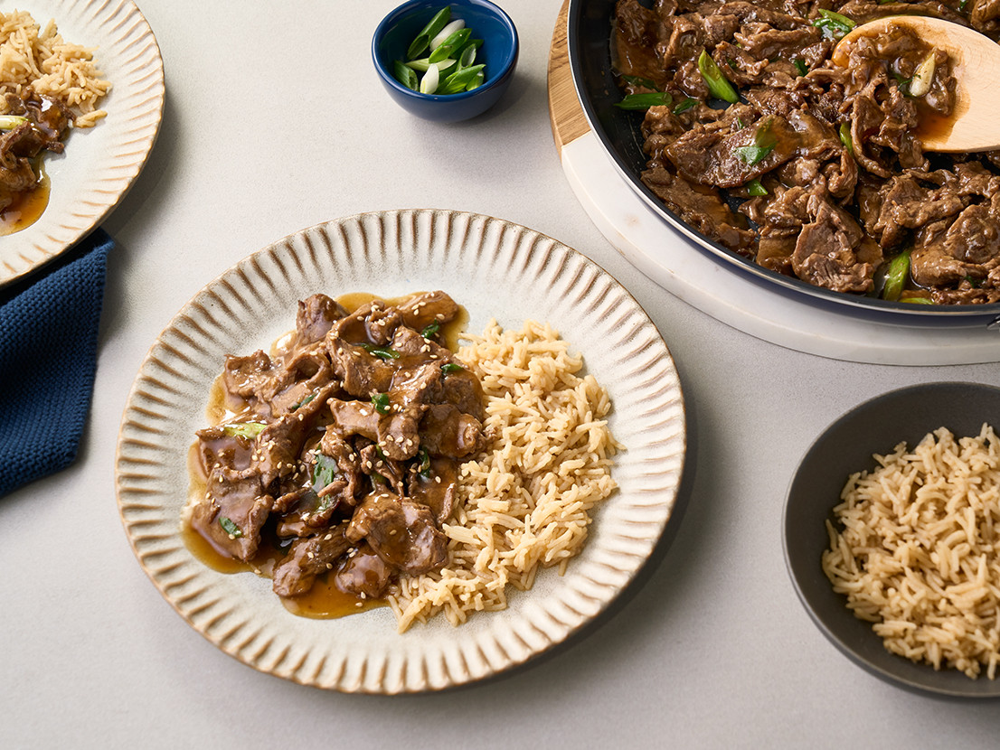 Spicy Mongolian Flank Steak Stir-Fry | Swanson® Recipes