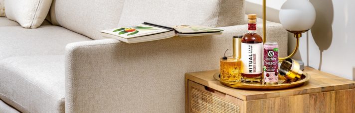 Non-Alc Cherry Whiskey Smash - V8® Fruit and Vegetable Juices