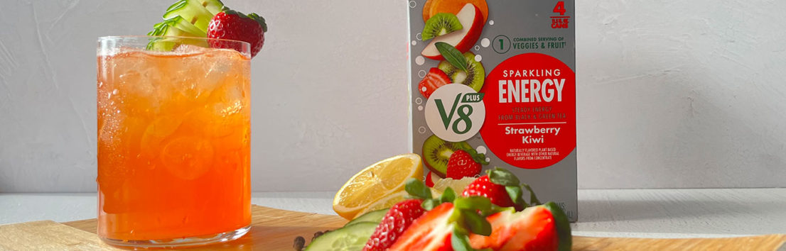 Strawberry Cucumber Fizz | V8 Energy®