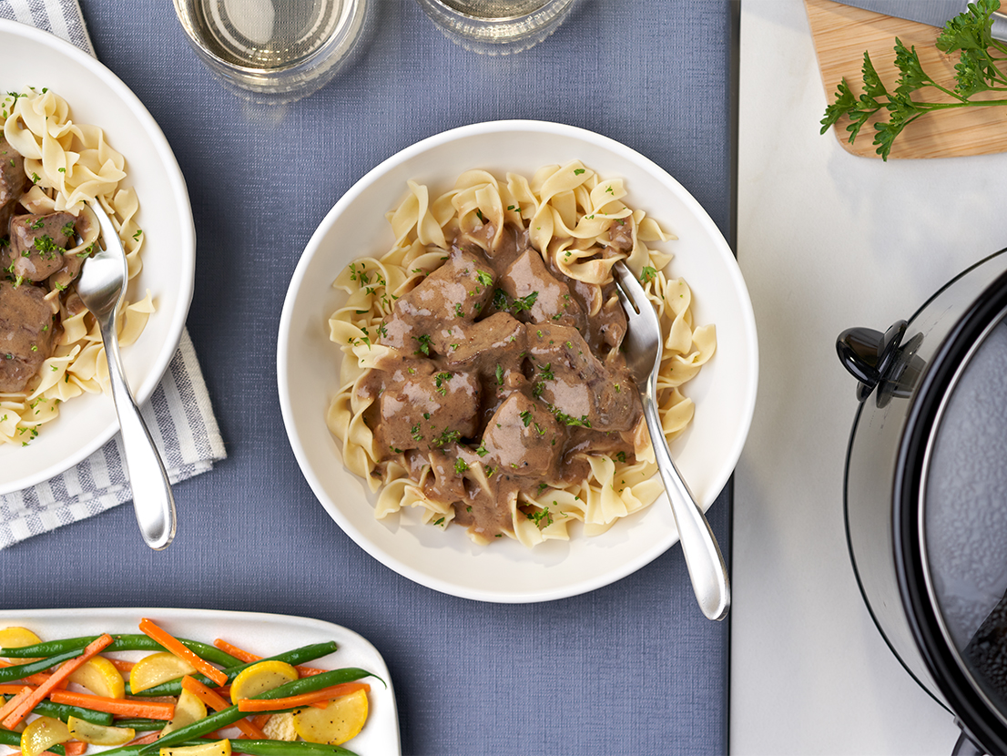 Slow Cooker Beef and Noodles | Campbell's® Recipes