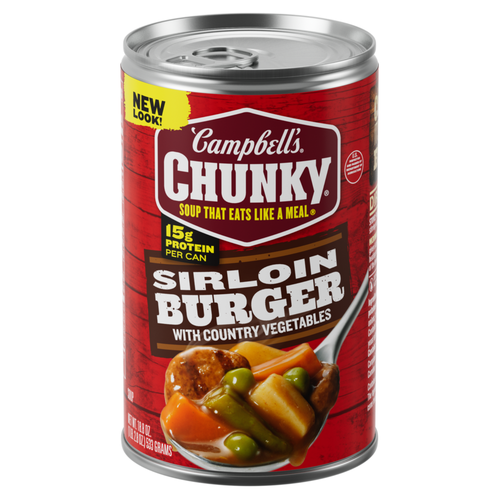 Chunky® Sirloin Burger with Country Vegetable | Campbell's®