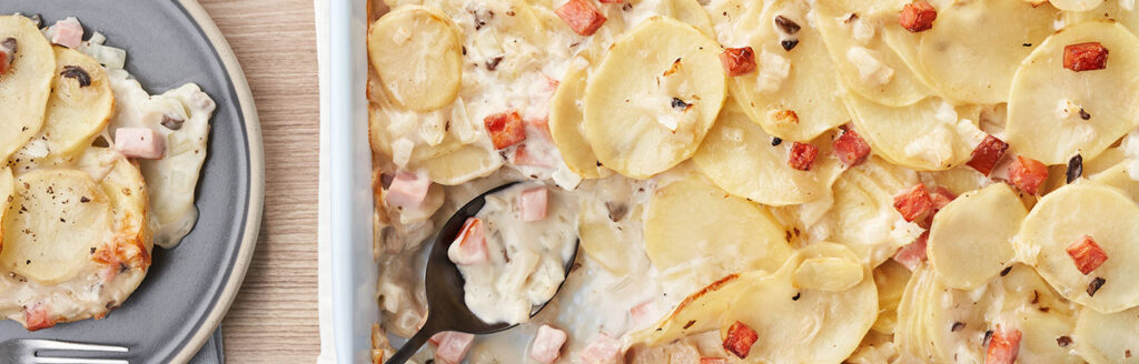 Easy Scalloped Potatoes and Ham | Campbell’s® Recipes