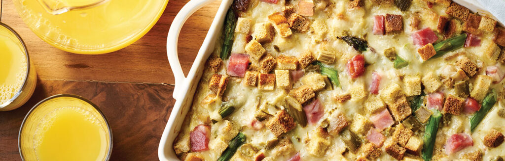 Ham and Asparagus Strata | Campbell’s® Recipes