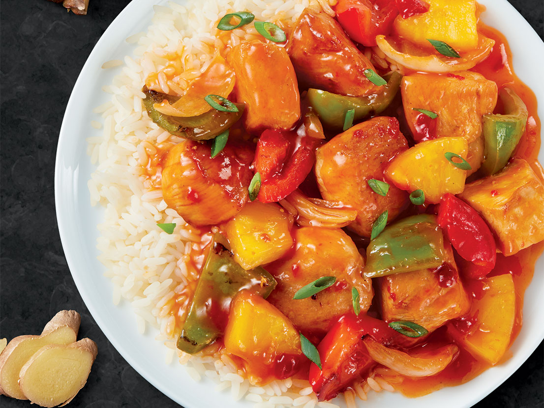Sweet And Sour Chicken With Rice Recipe Easy Sweet And Sour Chicken