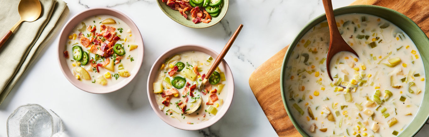 Loaded Bacon Potato & Leek Chowder | Campbell's® Recipes