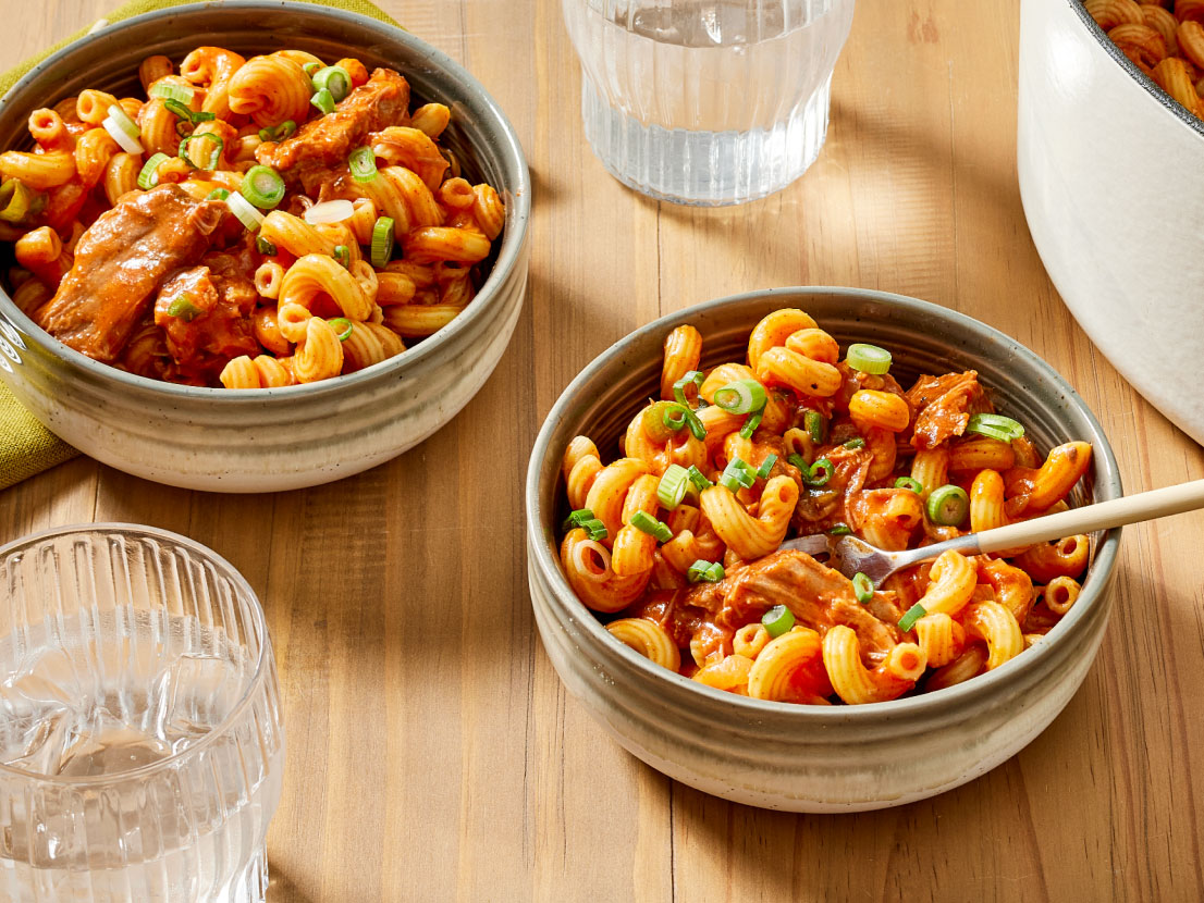 One-Pot Pulled Pork Pasta | Campbell's® Recipes