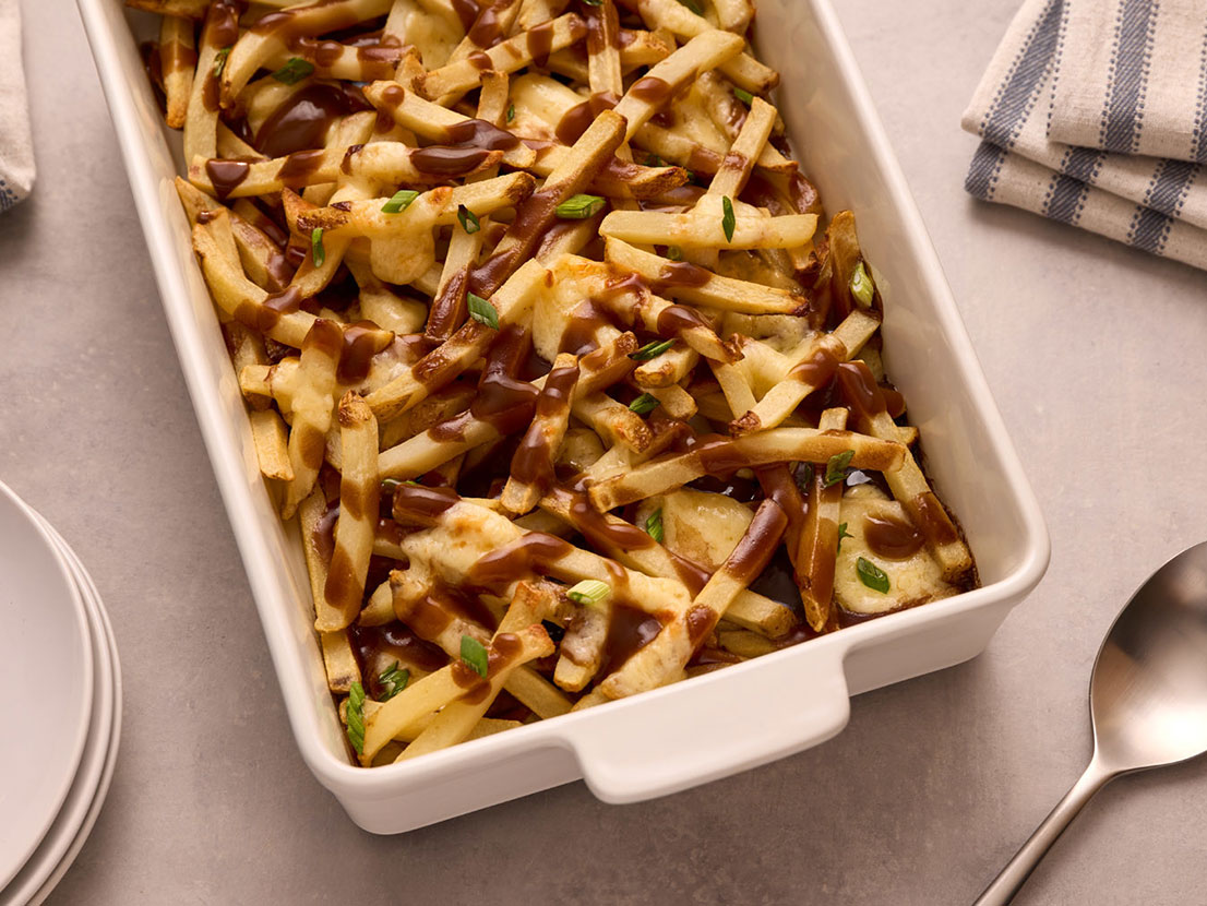 Baked Poutine Fries | Campbell's® Recipes